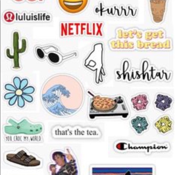 Accessories | Aesthetic Stickers | Poshmark
